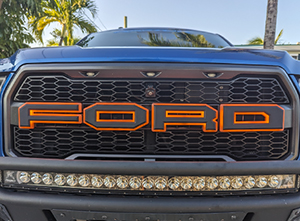 Ford Raptor Gen 2 | Get Lit Up | Backlit Grill Letters
